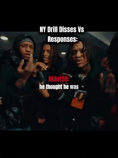 NY Drill Disses Vs Responses #blowthisaccountup #fypシ #foryou #4urpage #viral #rap #blowthisup4me