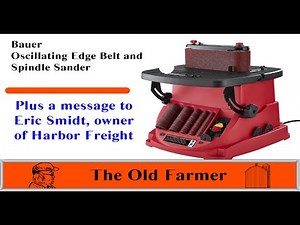 Harbor Freight Bauer Oscillating Edge Belt and Spindle Sander