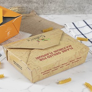 [Hot Item] Custom Takeaway Food Container Kraft Brown Paper Lunch Box