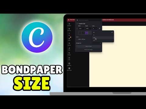 What Is Long/Short Bond Paper Size In Canva & How To Change Bond Paper Size In Canva (2026)