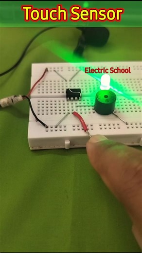Electric School | Touch Sensor/ Simple Touch Sensor Using NE555 IC #electric_school_9 #electrical #electronics #electricalinterview #viral #short... | Instagram