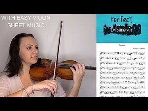 PERFECT BY ED SHEERAN | EASY TUTORIAL with EASY sheet music