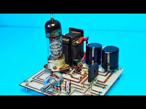 Simple UL41 Tube Amplifier – Great Sound from a Single Tube!