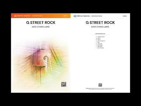 G Street Rock, by Katie O'Hara LaBrie – Score & Sound