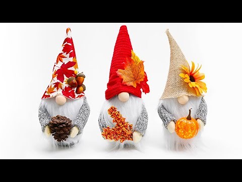 DIY Fall Gnomes | Easy Autumn Gnome Craft