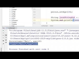 JSON parsimine gson teegiga