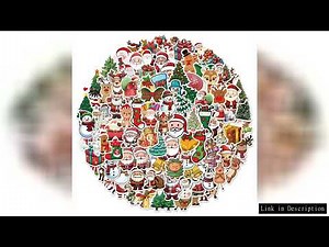 50/100PCS Christmas Collection Cartoon Graffiti Stickers DIY Luggage Speaker Skateboard Label Waterp