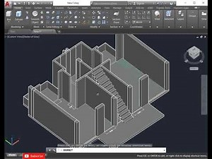 Basic AutoCAD 3D House Modeling