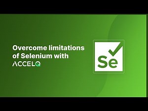 Overcome limitations of Selenium with ACCELQ's Codeless AI