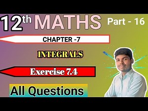 12th maths Exercise 7.4 | New NCERT solutions | #exercise7.4 #ncert #12th_maths #exercise_7