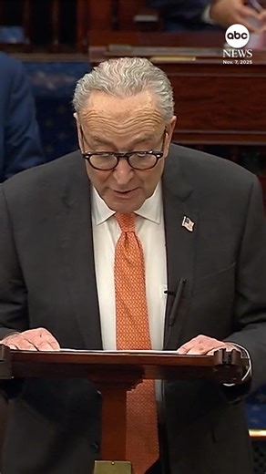 396K views · 7.4K reactions | "With this approach, we do not negotiate healthcare in the shutdown." Senate Minority Leader Chuck Schumer took to the Senate floor to outline Democrats' new proposal to end the shutdown, offering Democratic support for a funding bill in exchange for a one year extension of current Affordable Care Act subsidies. Schumer said the government could reopen "within a few hours" if Republicans accept the proposal. https://abcnews.link/rvPLxn4 | ABC News | Facebook