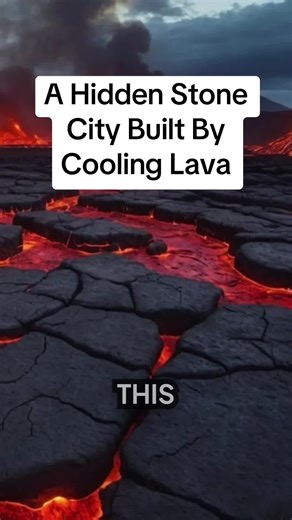 Columnar basalt forms when cooling lava contracts and fractures into geometric columns. #WeirdGeology #BasaltColumns #VolcanicLandforms #USGeology #GeologyTok
