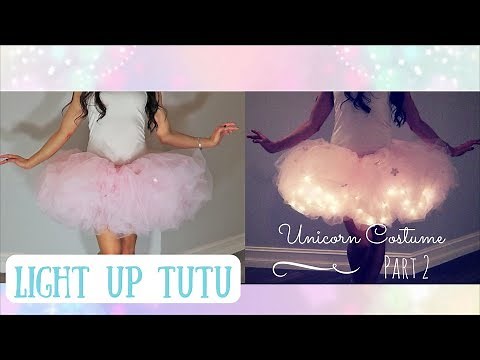 Light up Tutu DIY Unicorn Costume part 2