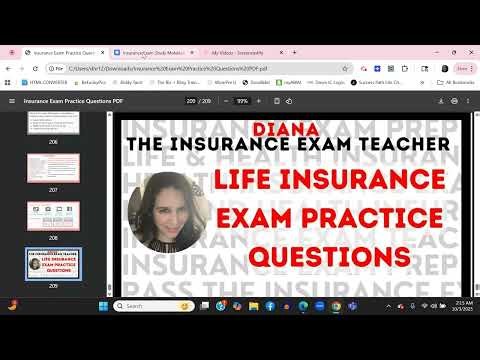 Insurance Exam Question and Answers Explained! E-BOOK!