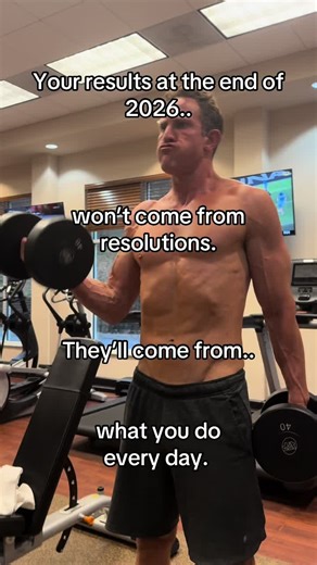 Your results at the end of 2026 won’t come from resolutions. They’ll come from what you do every day. #fitover40 #fitover50 #bodytransformation #fitover60