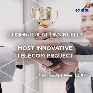 15K views · 449 reactions | @Ncell 's Gham Power wins most innovative telecom project in Asia Pacific at the Telecom Asia Awards 2017. #ThisIsAxiata #AdvancingAsia #NcellAxiata | Axiata | Facebook