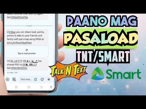 Paano mag PASALOAD sa SMART/TNT | How to share load TNT/SMART | Pasaload Smart and TNT