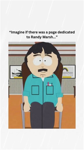 BEST OF RANDY MARSH ™️ on Instagram: "Randy Marsh goes PC after this moment (funny south park) follow @randy.marsh.daily to prove my teacher wrong! #southpark #randymarsh #comedycentral #funny #meme"