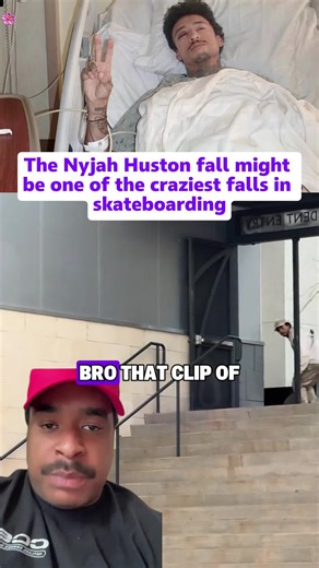 Nyjah Huston's Epic Skateboarding Fall