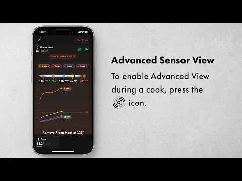 Advanced Sensor View Explained | Chef iQ App Feature Breakdown