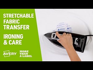 How to Iron-On Stretchable Fabric Transfers with Avery Transfers