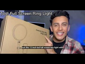 Best Full Screen Large Ring Light for Studio Video Photography, TikTok, YouTube, Live Stream