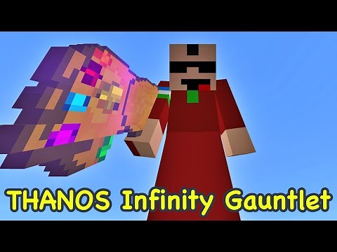 THANOS Infinity Gauntlet in Minecraft | Minecraft MCPE MCBE Addon Mod