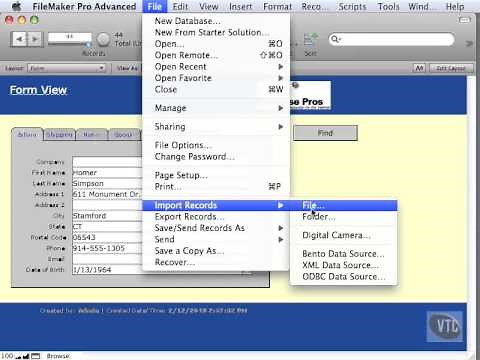FileMaker Tutorial - 089 - Lookups pt 1