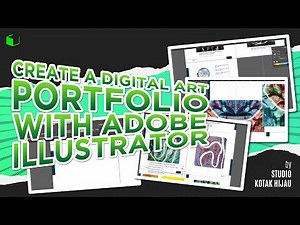 Create a Digital Art Portfolio with Adobe Illustrator | Tutorial for Fine Arts Students