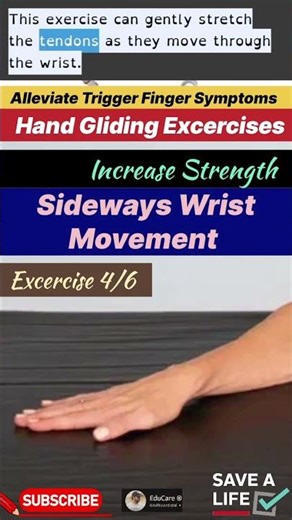 How to increase strength #wrist|ExcerciseNo. 4/6|Sidways Wrist Bend|#wrists