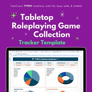 RPG Tracker Spreadsheet Template: Log and Manage Your Tabletop Roleplaying Game Inventory - Etsy Canada
