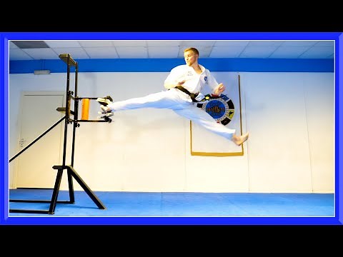 Taekwondo Breaking Sampler | Kicking & Hand Techniques | Ginger Ninja Trickster