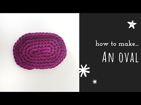 How to crochet an oval | amigurumi crochet tutorial
