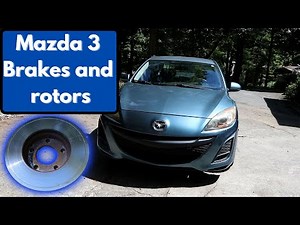 How to replace front brakes and rotors 2004-2013 Mazda 3