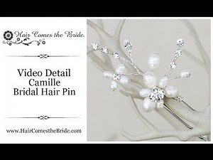 Pearl Flower Bridal Hair Pins by Hair Comes the Bride - Camille