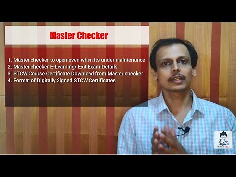 How to Open Master Checker when its under Maintenance ?