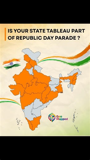 India's State Participation in Republic Day 🇮🇳