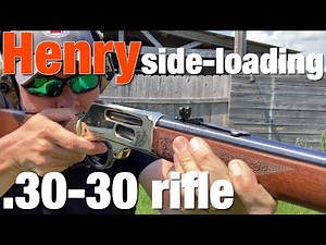 Henry side loading .30-30 lever action rifle is sweet AND safe!