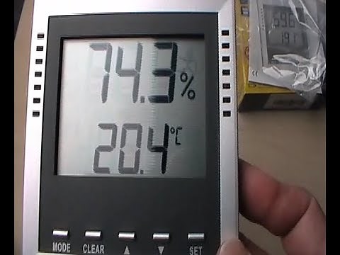 TFA 30.5010 Klima Guard Digital Thermo-Hygrometer Humidity & Dew Point Wall Desktop full look