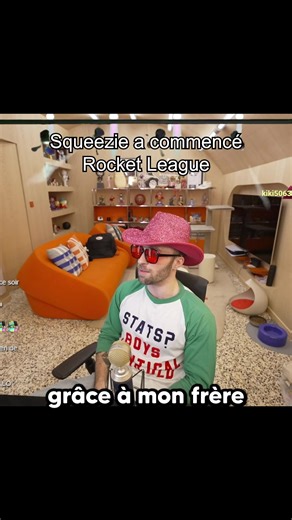Squeezie a commencé Rocket League