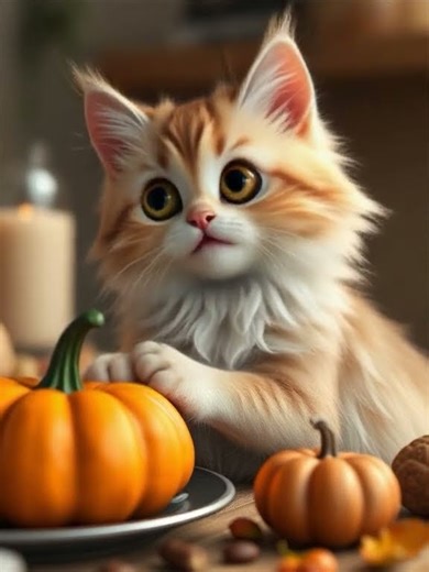 Cute Cat Singing the Turkey Dance Pt.2 🦃🤣 | Adorable Kitty Performance #shorts