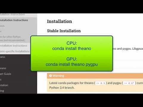 How to install Tensorflow, PyTorch, Keras, Theano, CNTK and more on Windows
