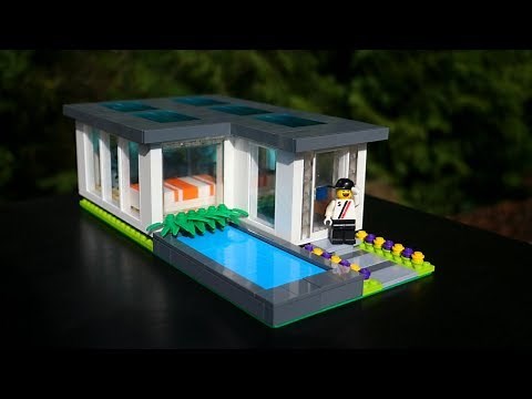 LEGO Modern Pool House MOC