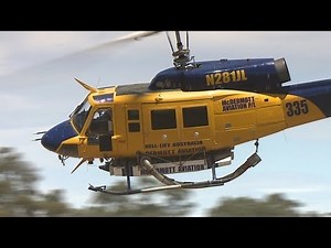 Firefighting Helicopters - Bendigo DSE Airbase 2013