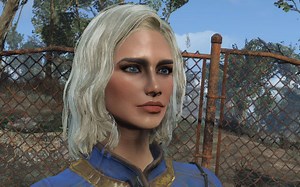 HAIR MOD - Blonde hair with Dark eyebrows