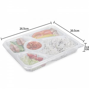 [Hot Item] Disposable Plastic Transparent Box Cake Fruit Salad Food Packaging Take out Container