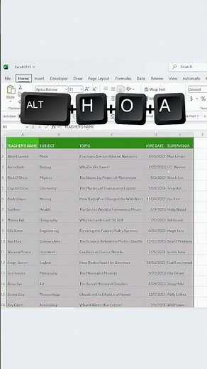 How to Auto-Resize Rows and Columns in Excel