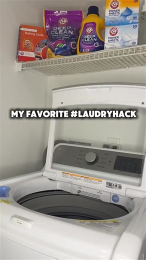 Laundry, but make it sheet-simple 🧺 Just toss one in and go, Arm & Hammer Power Sheets do the rest. #ArmAndHammer #LaundryHacks #CleanMadeSimple