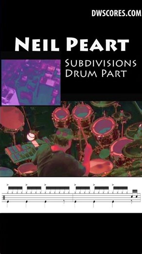 Neil Peart's "Subdivisions" – The Full Drum Transcription