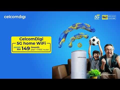 CelcomDigi 5G home WiFi | Instant Unlimited 5G Internet for your home
